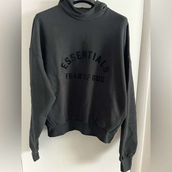 Essentials | Jackets & Coats | Nwt Black Esentials Hoodie | Poshmark